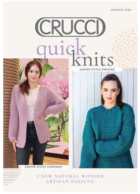 Crucci Knitting Pattern 1910 Artisan Quick Knits – ROLLY WOOL