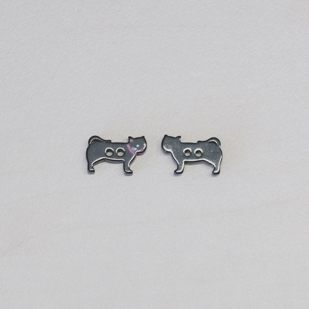 Black Cat Buttons – ROLLY WOOL