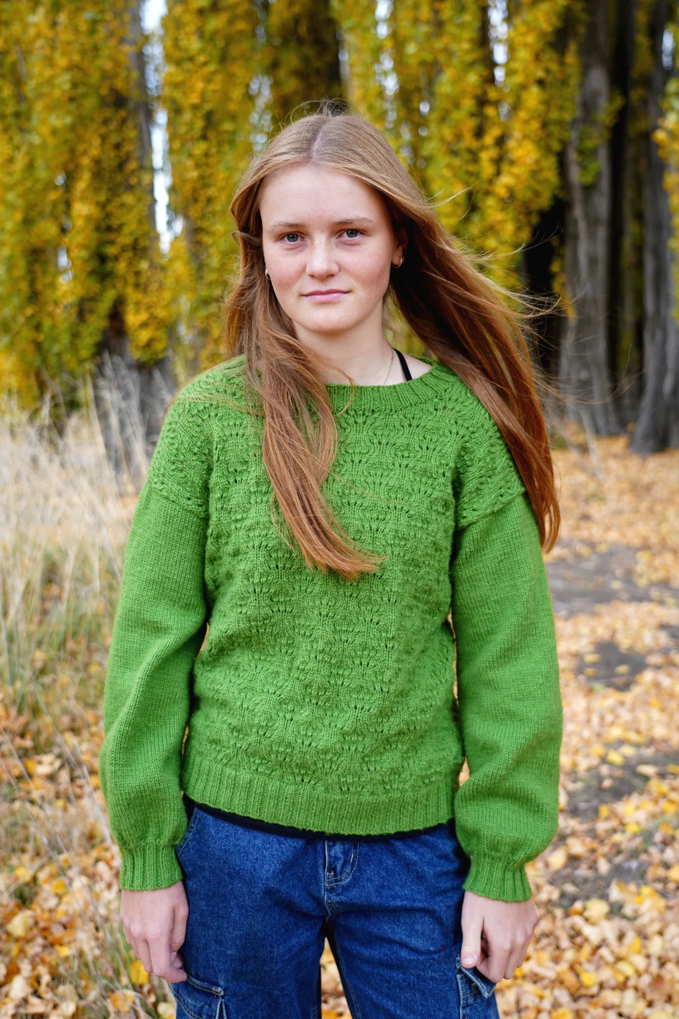 Sabine Sweater HC56 in 8 Ply – ROLLY WOOL